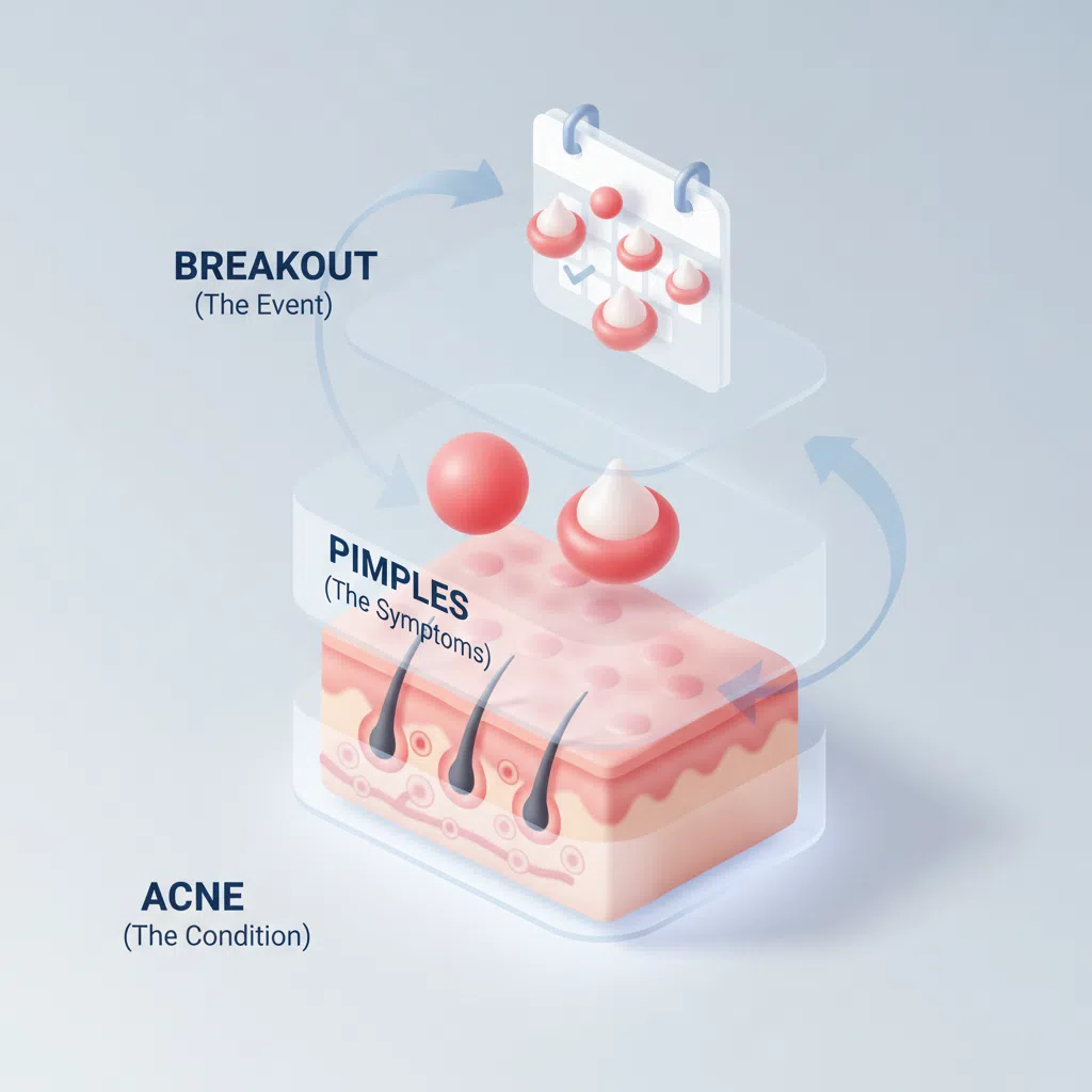 Acne vs Pimples vs Breakouts: Key Differences Explained - The Skin Finity